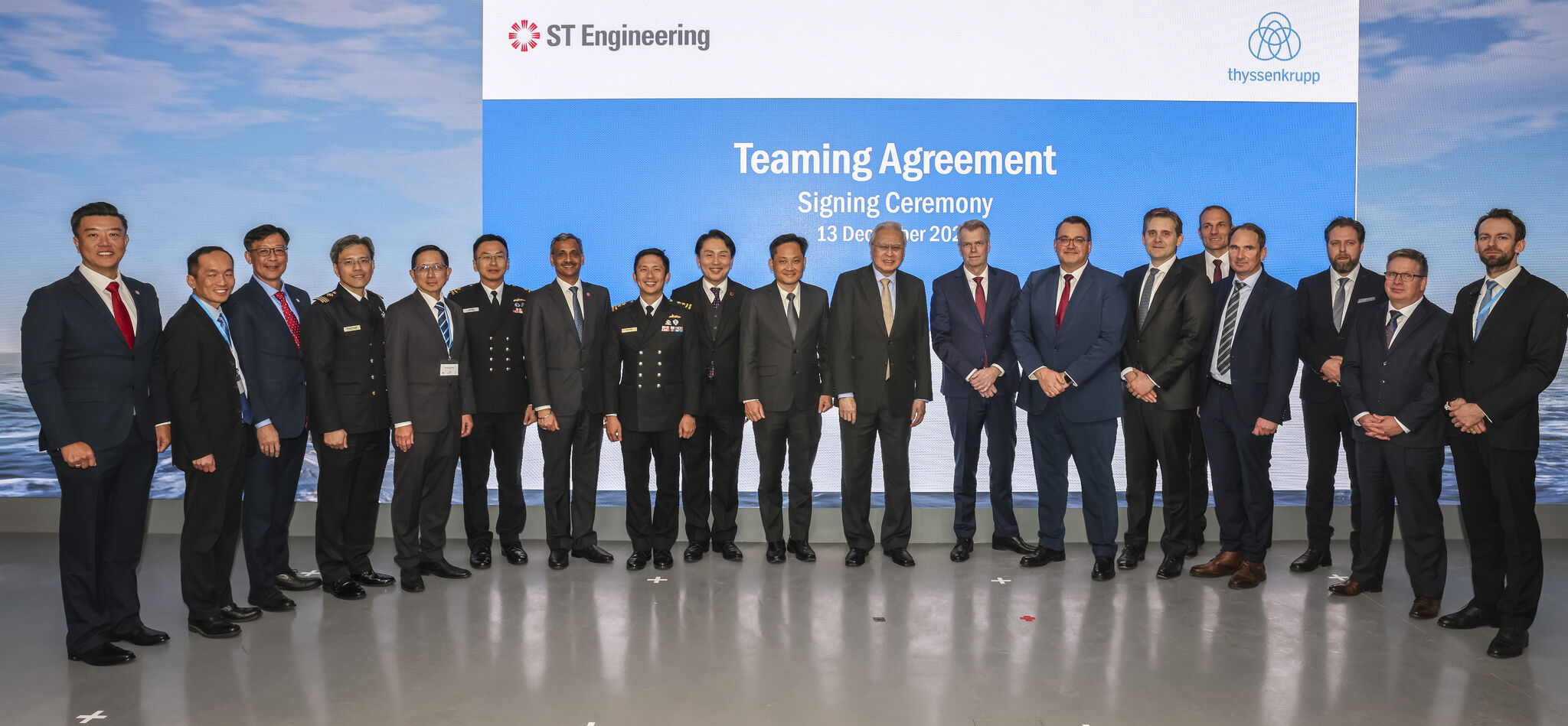 News - ST Engineering Signs Teaming Agreement with thyssenkrupp Marine ...